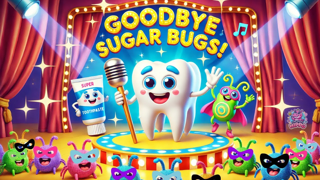 Goodbye Sugar Bugs! 🦷 Fun Tooth Brushing Song for Kids - YouTube