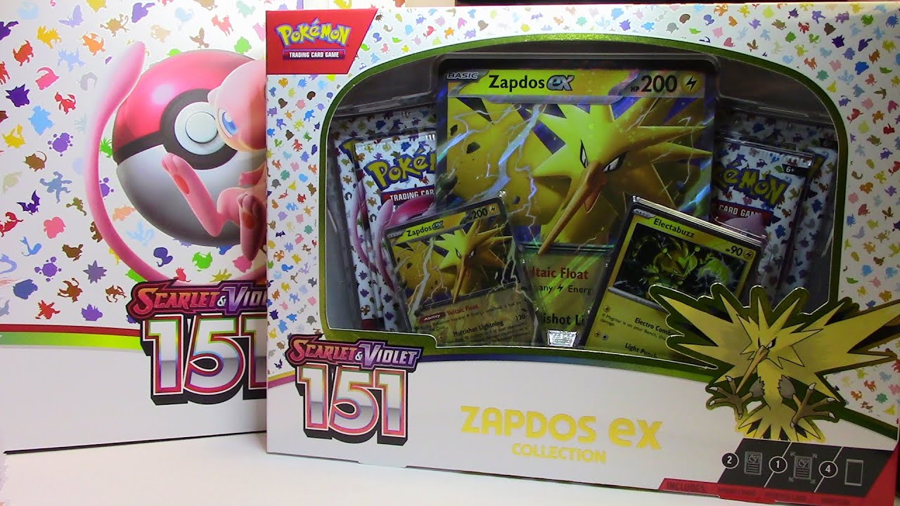 I PULLED ONE EX! Pokemon 151 Zapdos Collection Box - YouTube