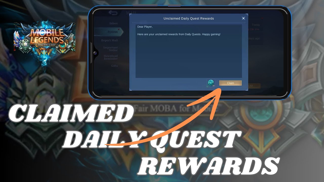 How To Claim Daily Quests In Mobile Legends - YouTube