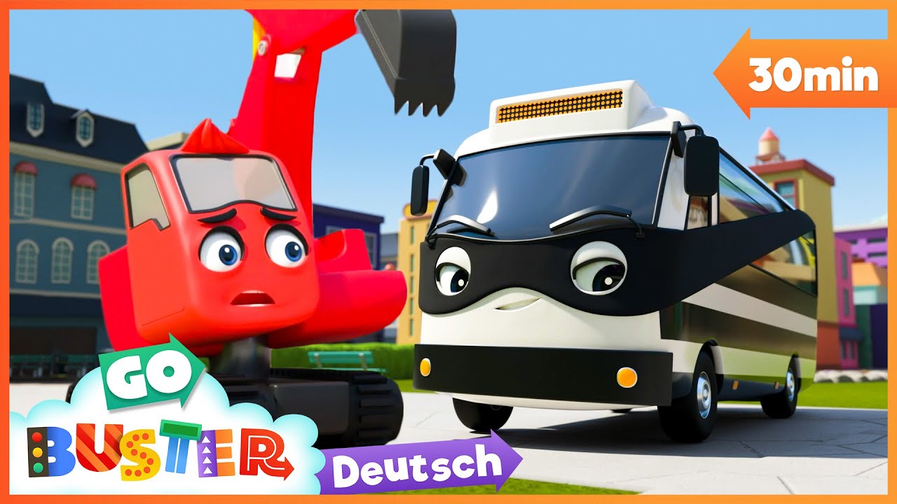 Buster und der Mobber Bandit Bus | Go Buster Deutsch | Kinderlieder ...