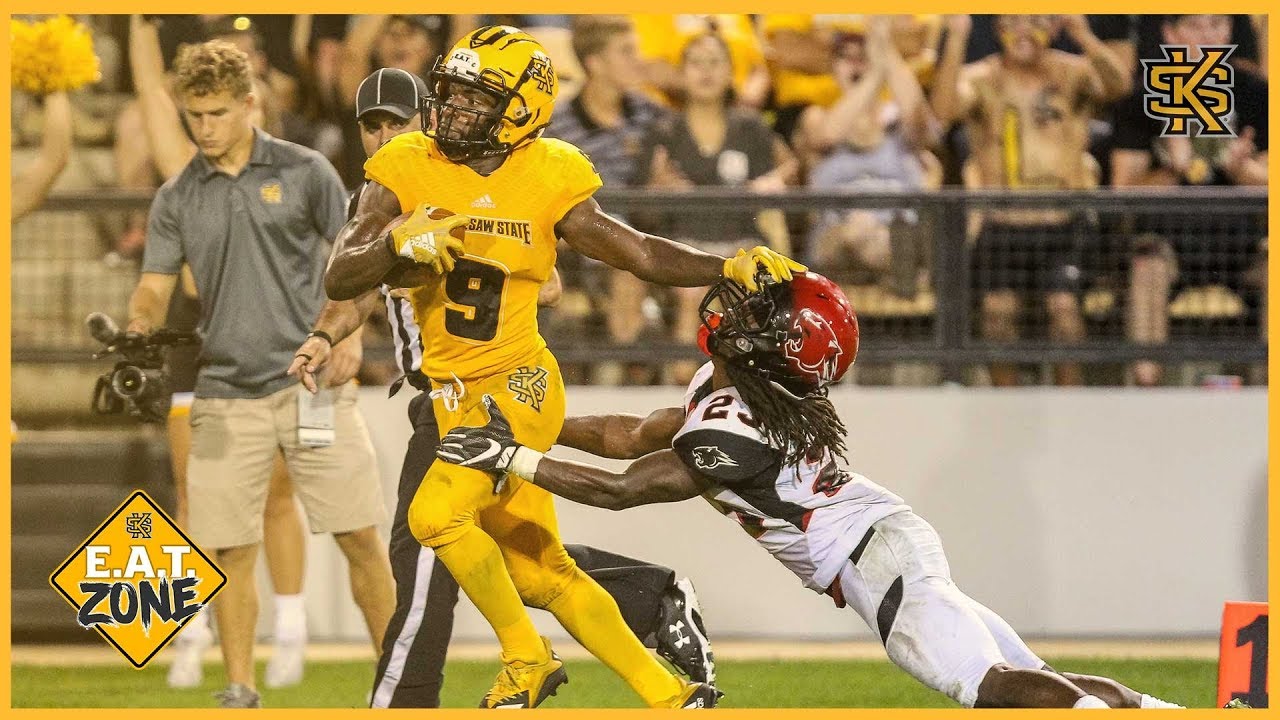 Kennesaw State Football: Shaq Terry Stiff Arm TD vs Clark Atlanta (9/22 ...