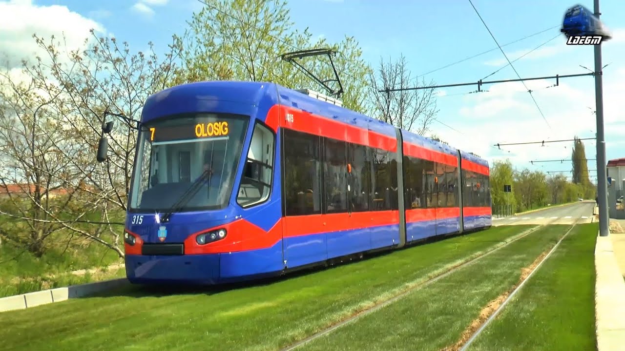 Tramvaie pe Linia Nouă în Oradea 🚋 Trams 🚊 Straßenbahn on New Line in ...