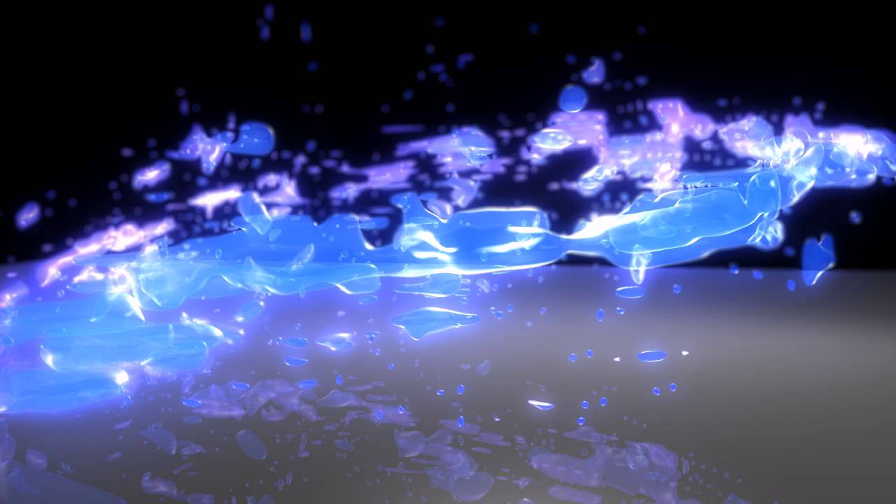 Maya nParticles Glowing Liquid - YouTube