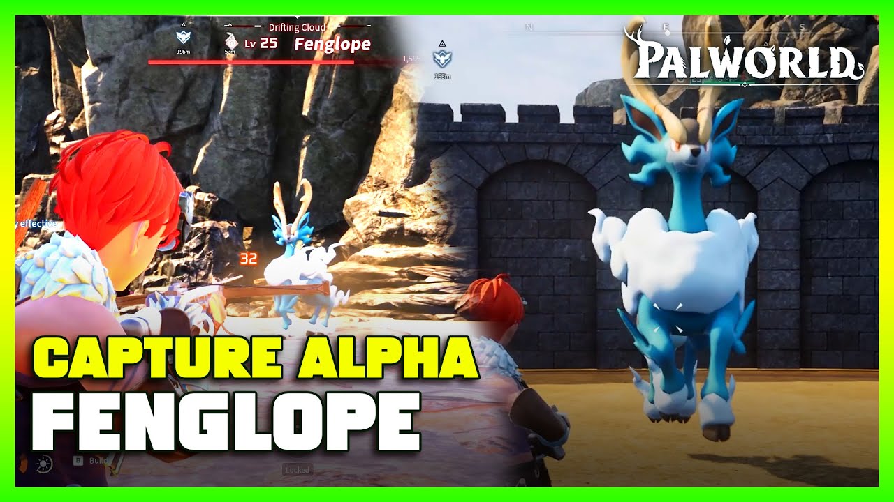 Capture Alpha Fenglope Palworld Gameplay - YouTube