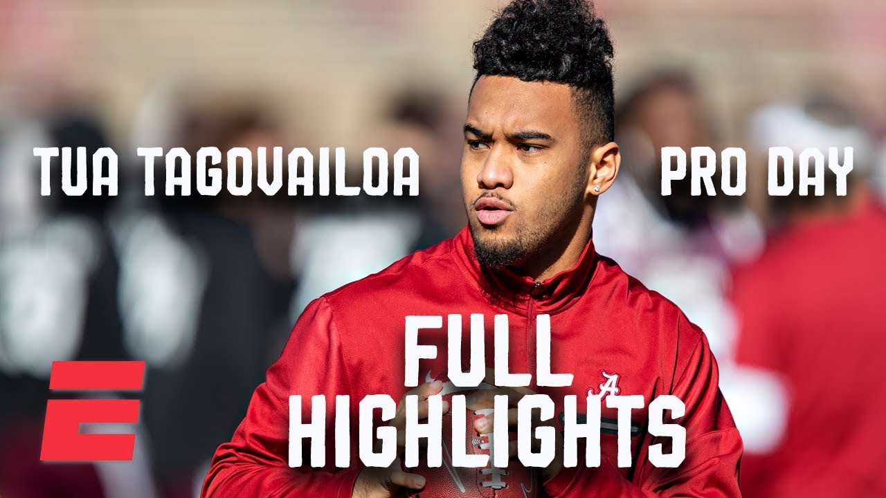 Tua Tagovailoa Pro Day Highlights | NFL Draft 2020 - YouTube