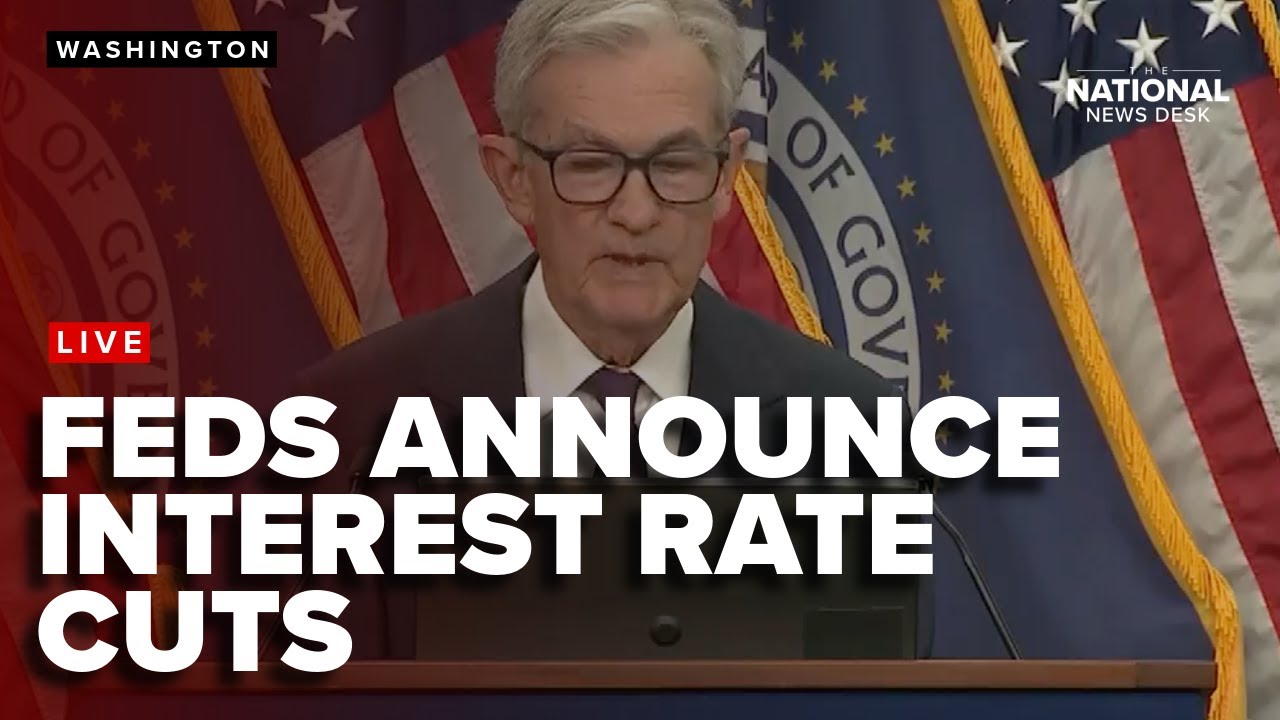 The Fed announces its first interest rate cut since December - YouTube