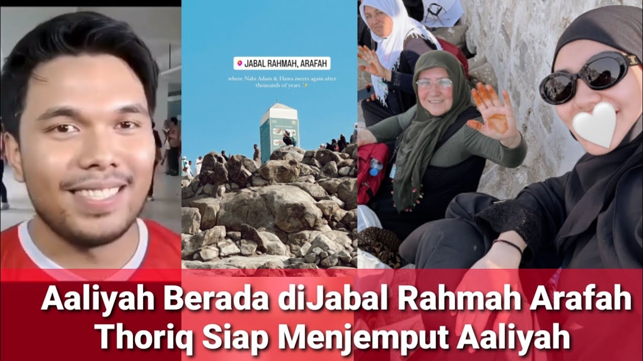Aaliyah Berada diJabal Rahmah Thoriq Siap Jemput Aaliyah Pulang Umroh ...