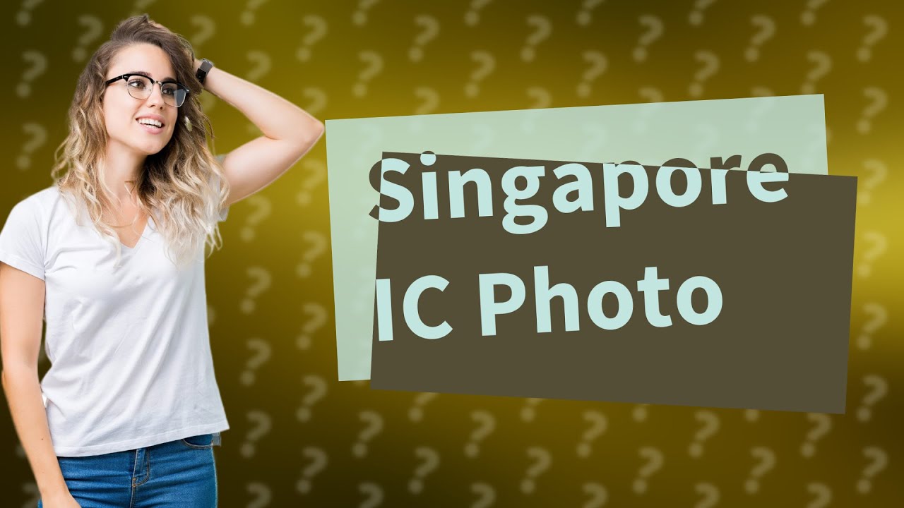 What is Singapore IC size photo? - YouTube