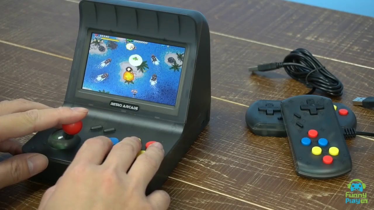 New mini retro Arcade with 3,000 retro games - YouTube