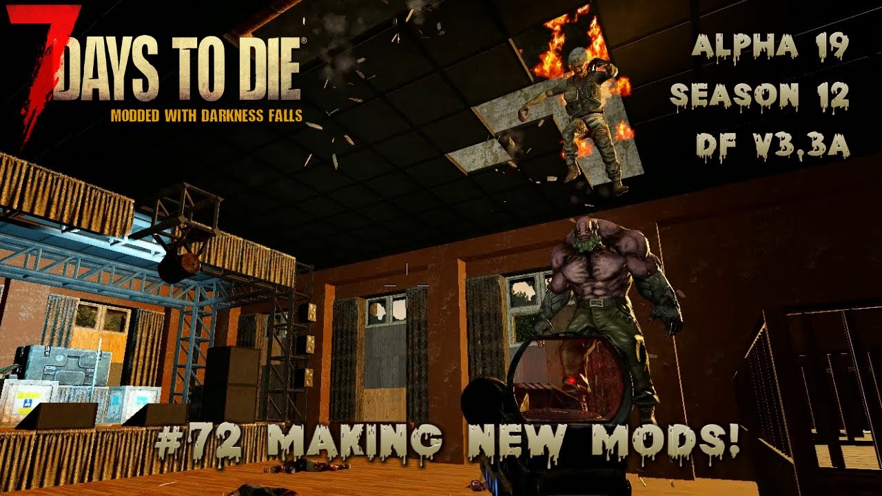 When A Behemoth Drops In & Ruins The Mood! | 7 Days to Die | Darkness ...