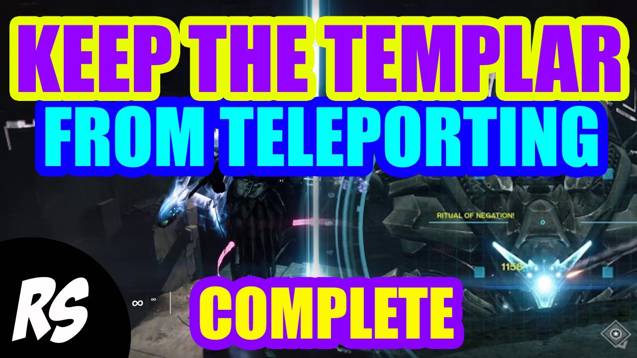 Destiny: How to Keep The Templar From Teleporting VOG/Vault of Glass ...
