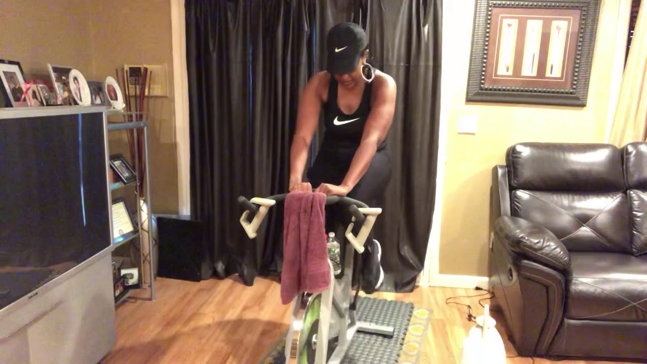 Indoor cycling/Spin class video #6 -Grab some weights - YouTube