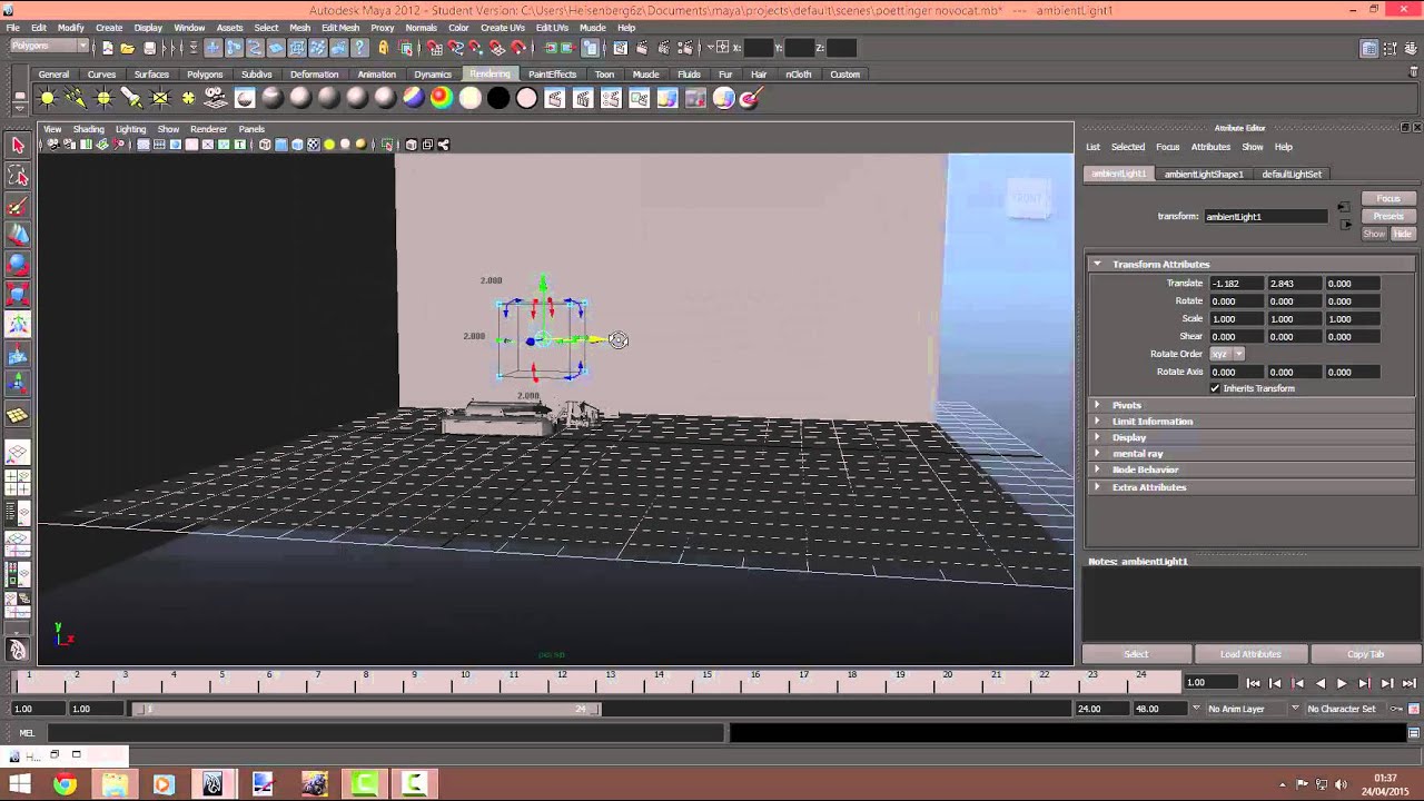 Tuto Rendu Autodesk Maya Youtube