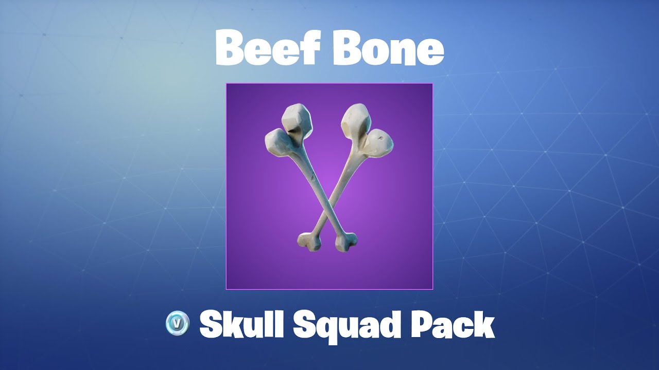 Beef Bone | Fortnite Pickaxe - YouTube