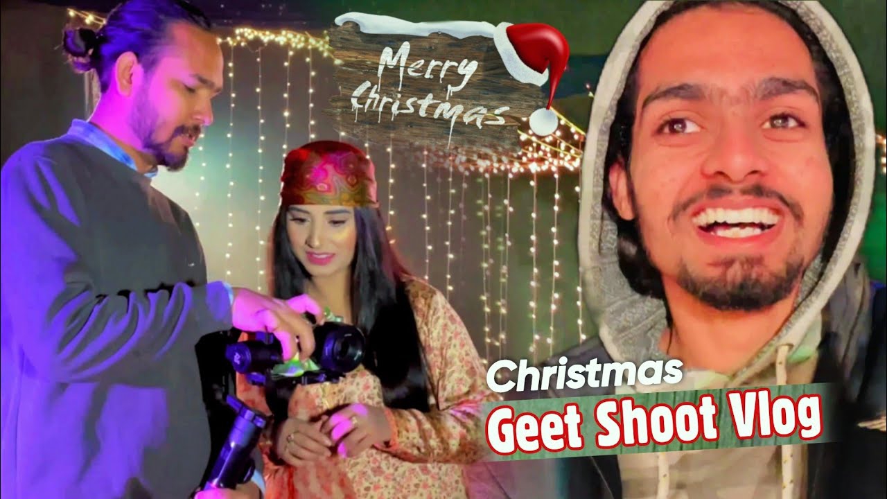 New Christmas Geet By Sis Anum Ashraf | Shoot Vlog 😁 - YouTube