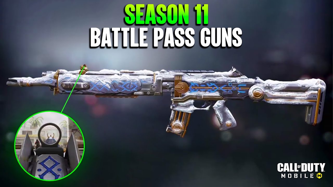 Season 11 Battle Pass Guns Iron Sight & Gameplay CODM - S11 Cod Mobile ...