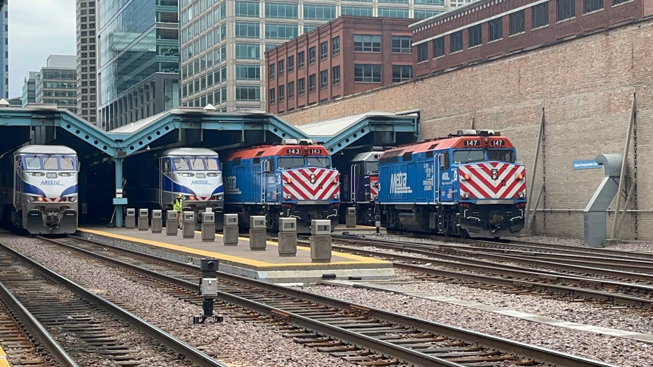 Metra Railfanning at Chicago OTC! PART 1 (8/14/2023) - YouTube