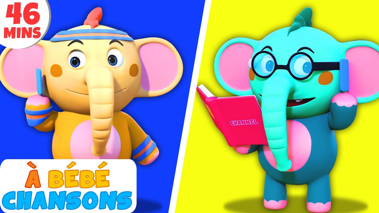 All Babies Channel French | Elephant Song - Chant d'éléphant | Comptine ...