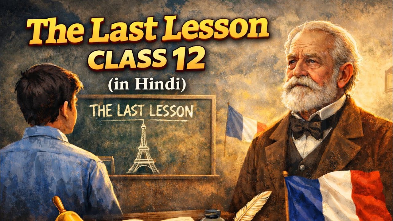 The Last Lesson Class 12 in Hindi // Full Hindi Explained // Last ...