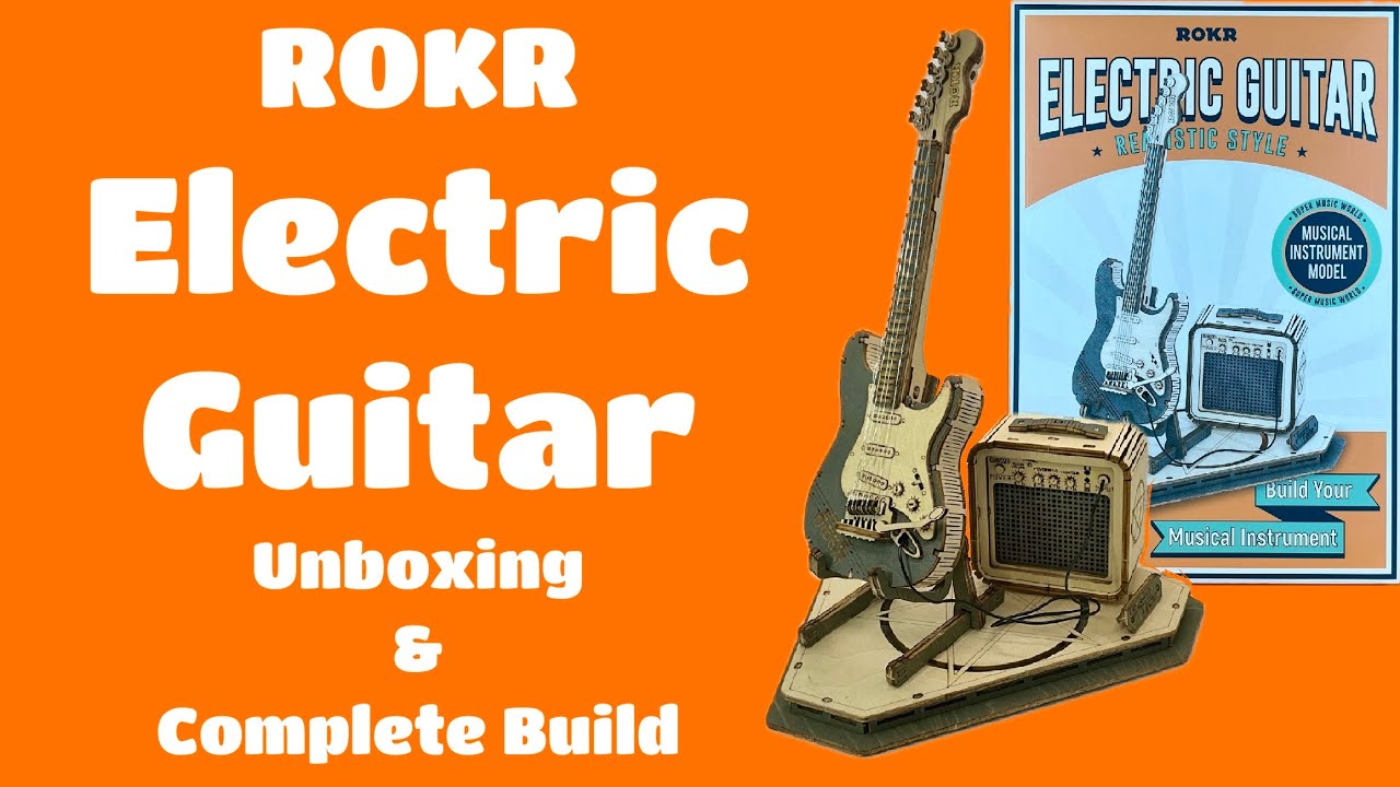 ROKR Electric Guitar-Unboxing and Complete build - YouTube