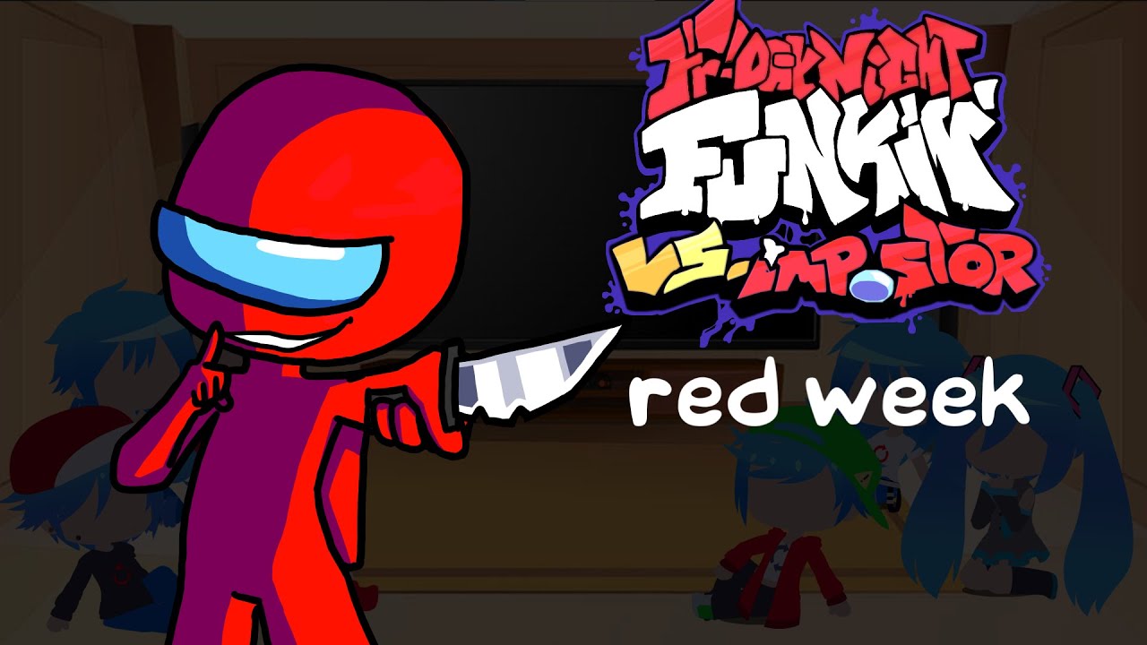 BF FAMILY react to vs imposter V4 | red week | gya gacha - YouTube