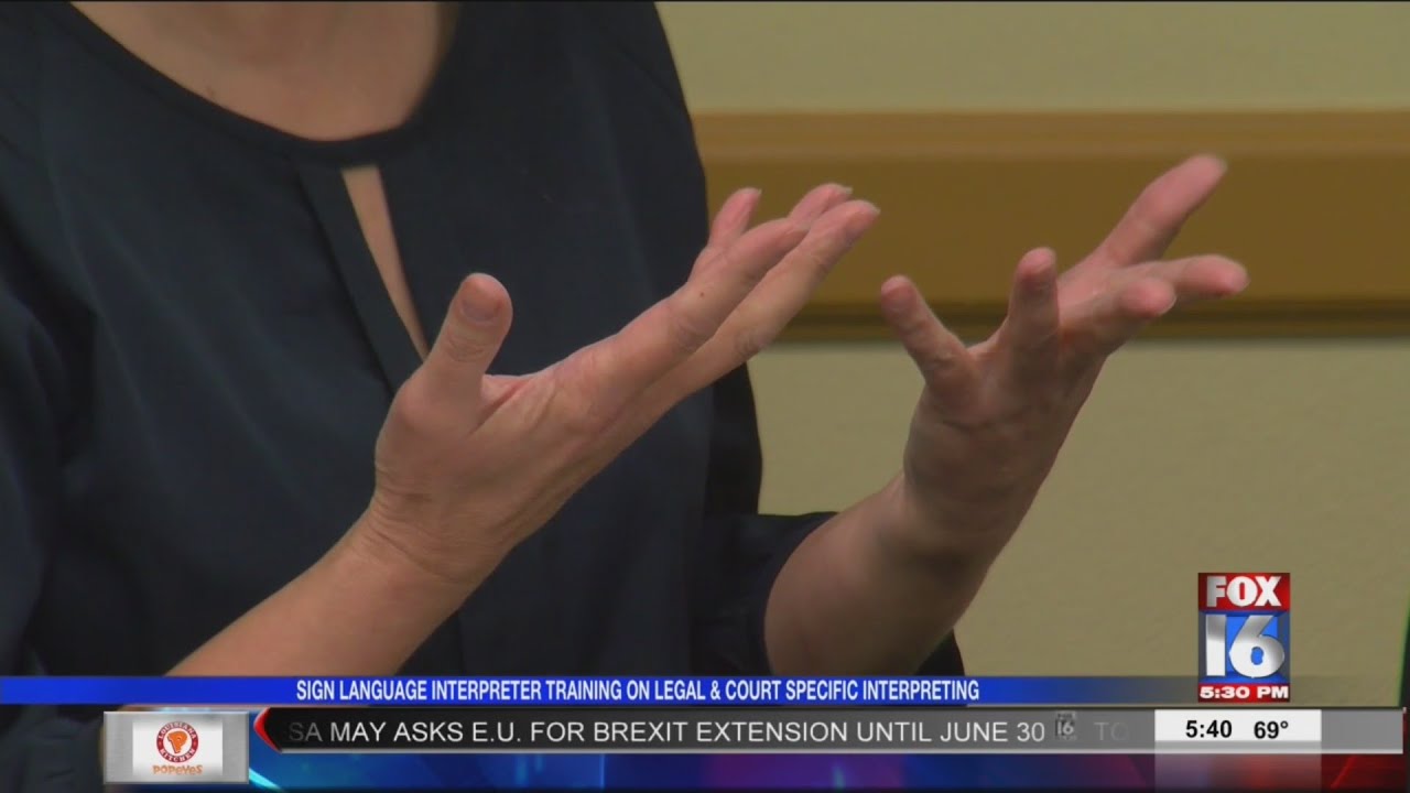 Sign Language Interpreter Training - YouTube