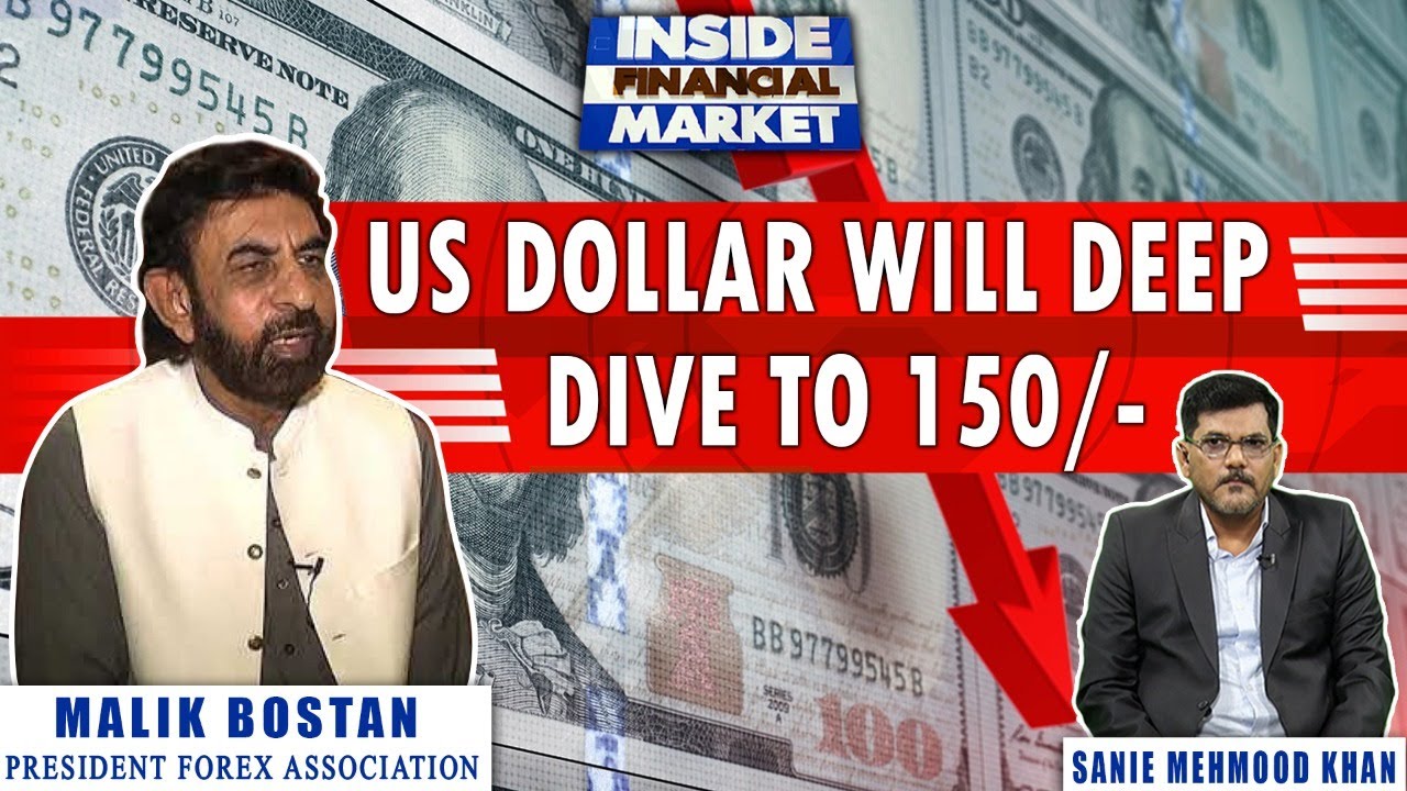 Dollar Will Deep Dive To Rs. 150/- | Malik Bostan Pres Forex | Sanie Khan | Inside Financial ...