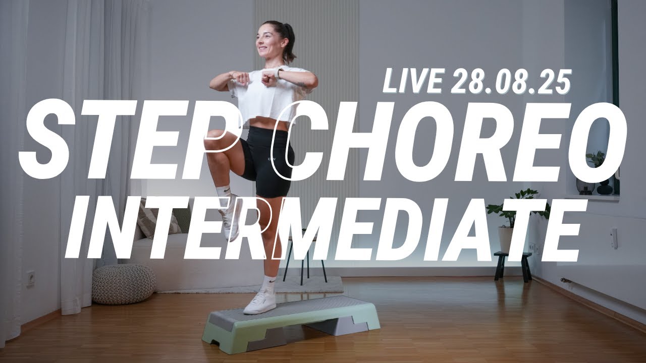 Step Aerobic Choreo Intermediate | Live Kurs vom 28.08.25 | Step ...