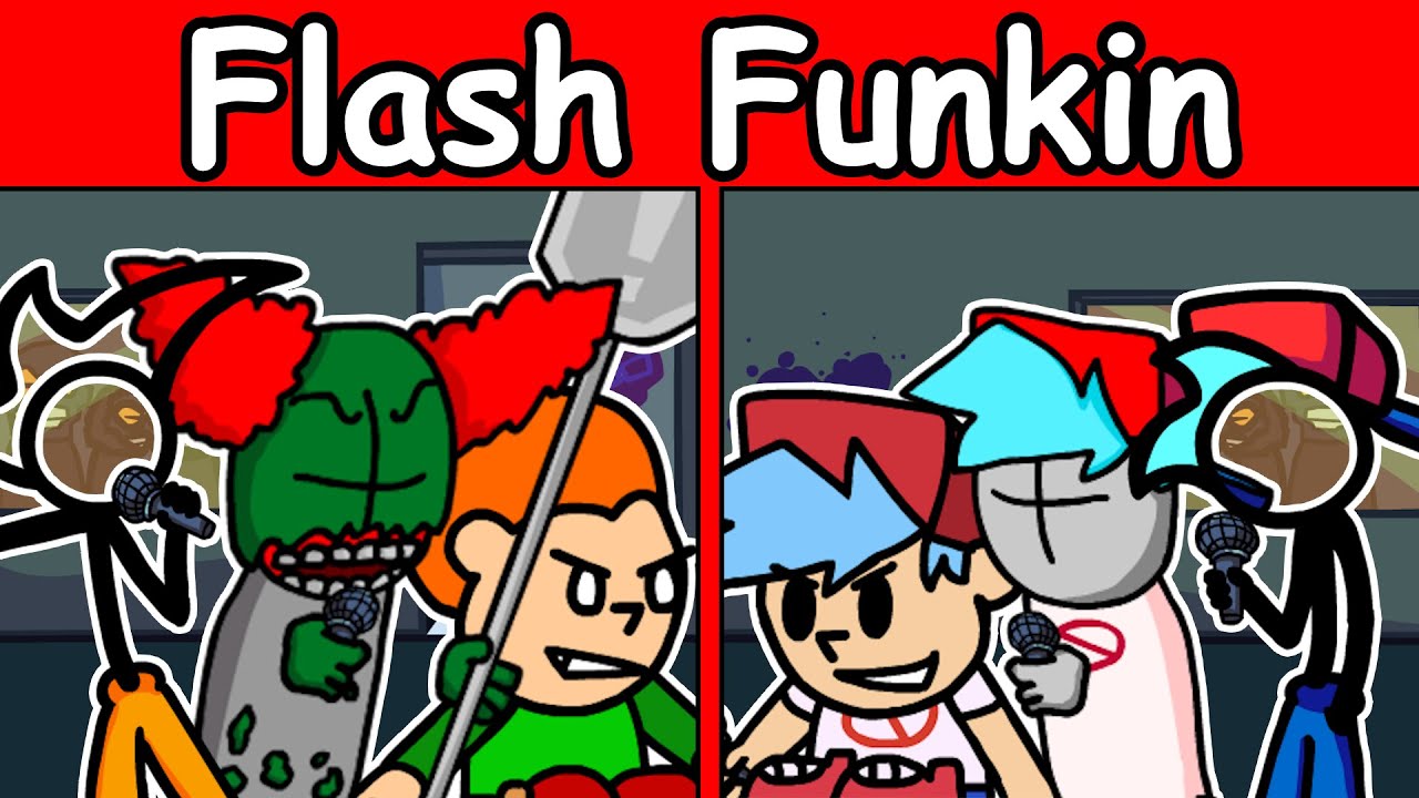 Vs Fancy Pants, Pico & Tricky (Flash Funkin') - FNF - YouTube