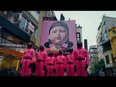 İstanbul metrosunda Squid Game’in PR Çalışması