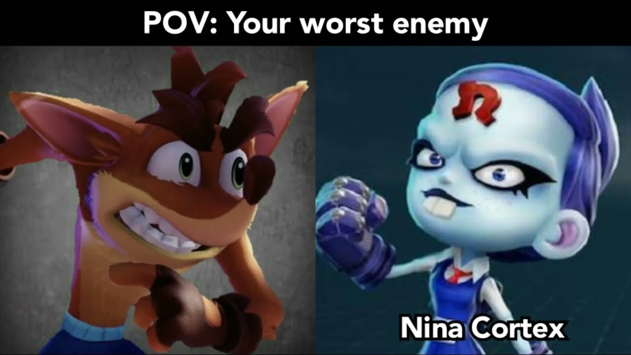 Crash Bandicoot Becoming Angry (Your Worst Enemy) - YouTube