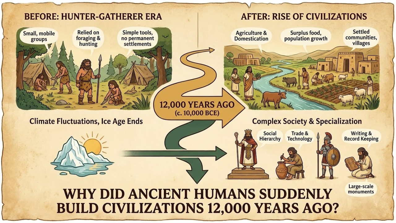 Why Did Ancient Humans SUDDENLY Build Civilizations 12,000 Years Ago ...