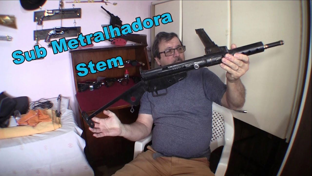 Sub metralhadora Sten MK II Full Auto da minha coleção de OBJETOS ...