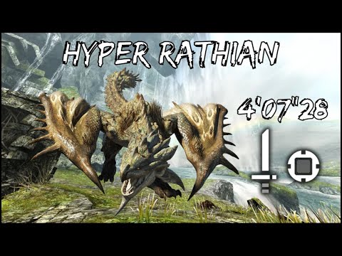 [MHGU] G3 Hyper Rathian 4'07"28 Striker Sword and Shield - YouTube