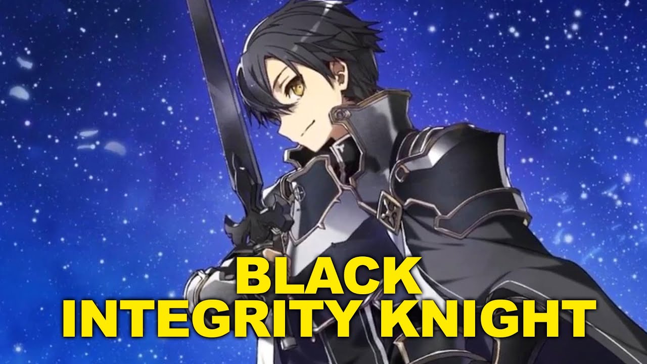 Black Integrity Knight Kirito Sneak Preview | Sword Art Online: ARS ...
