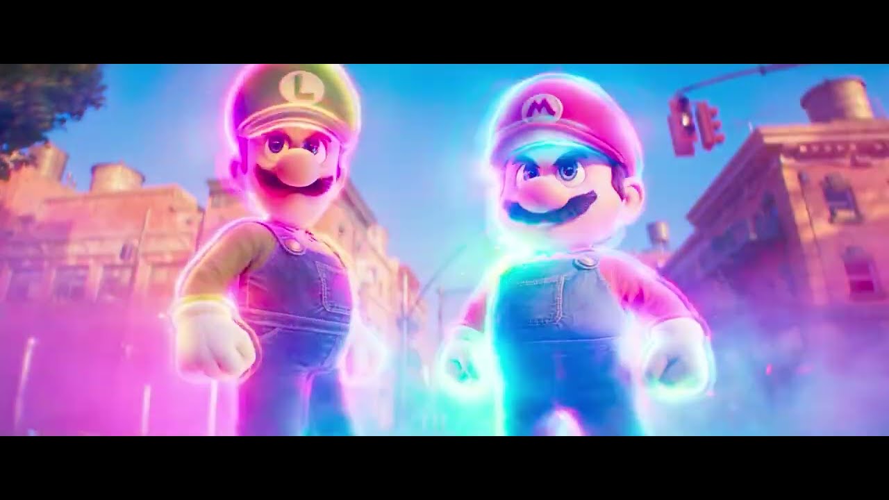 The Super Mario Bros Movie 2023 Invincible Mario and Luigi Reveal - YouTube