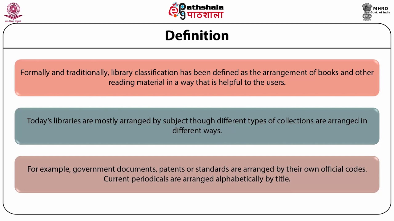 Purpose, functions and limitations of Bibliographic classification ...