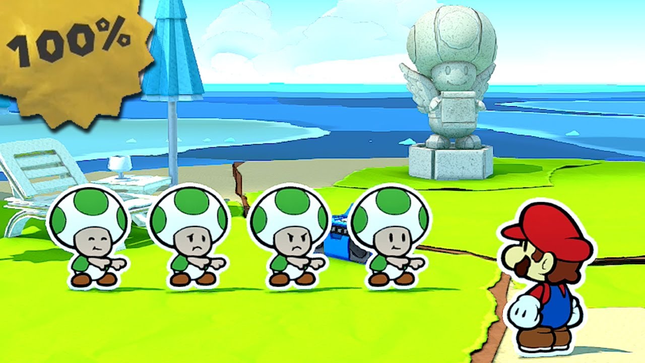 Club Island 100% Collectibles Guide - Paper Mario: The Origami King ...