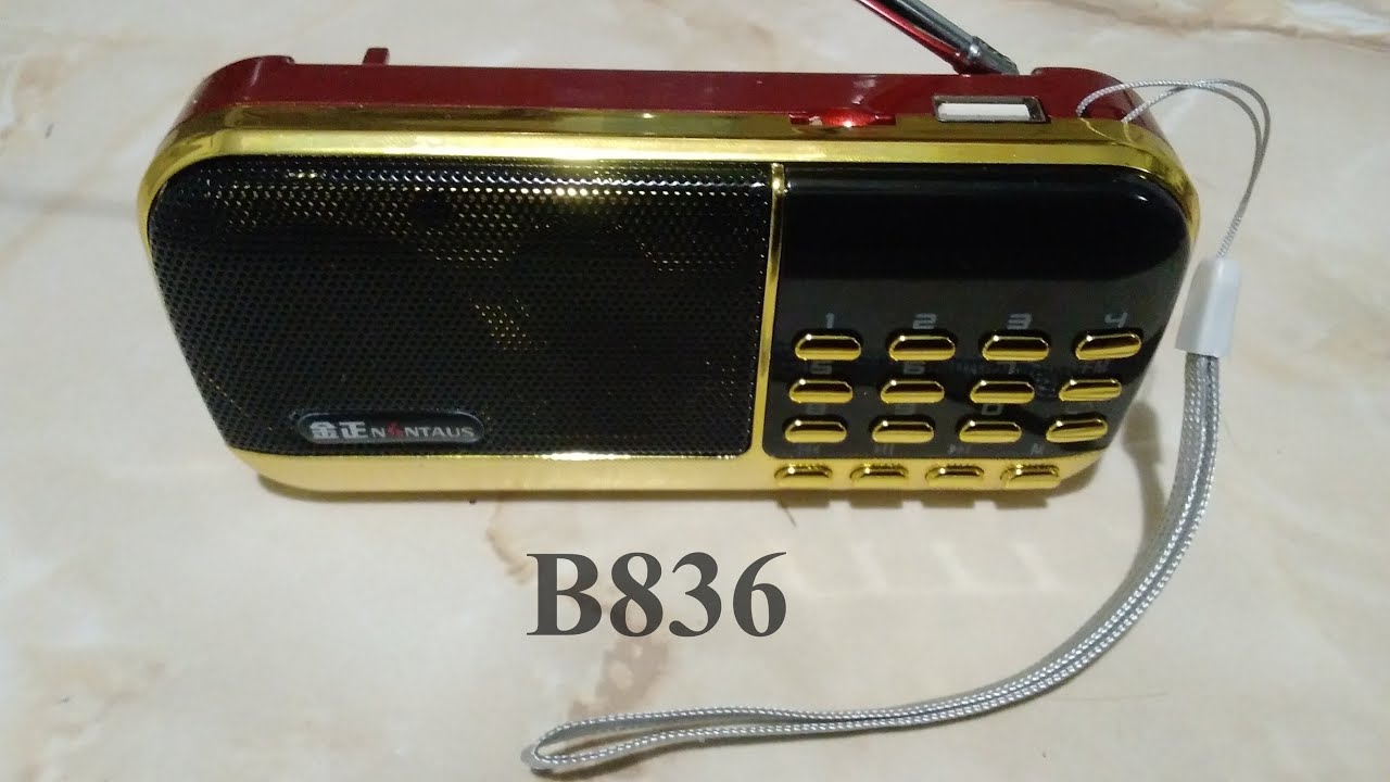 Радиокомбайн B836 Распаковка - YouTube