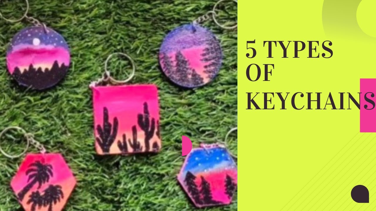 HOW TO PAINT KEYCHAINS ? WORLD 🌎 ENVIRONMENT DAY SPECIAL. #diy #acrylic ...
