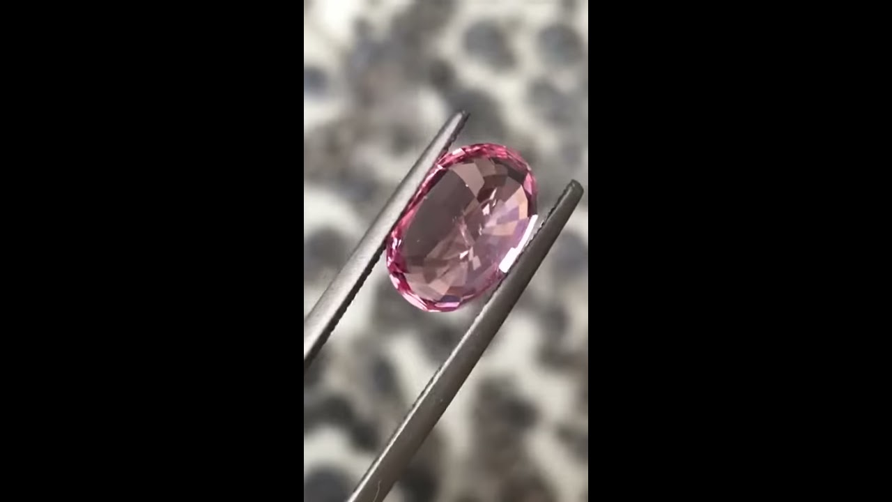 Padmaraga Gem Stone From Srilanka. - YouTube