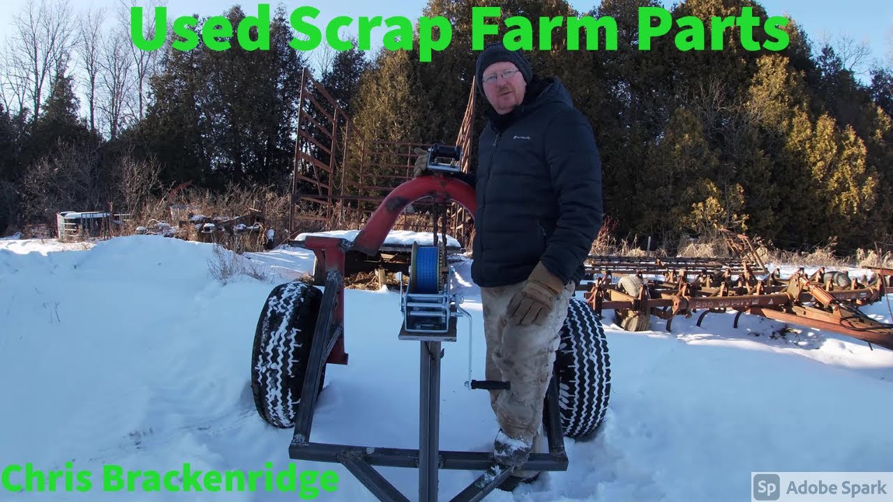 #15 Log Skidding Made Easy - Homemade Log Arch Build - YouTube