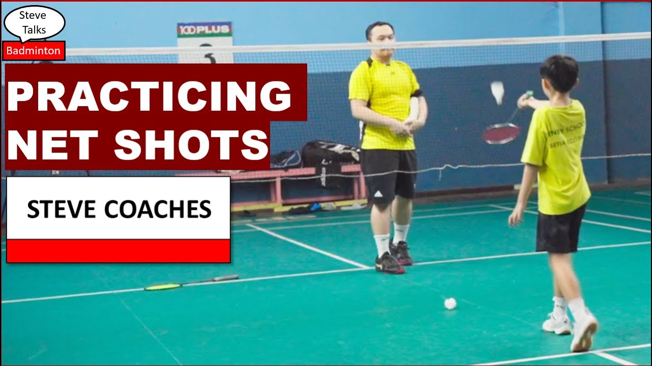 Practicing Net Shots - Badminton Training with Steve 20240310 - YouTube
