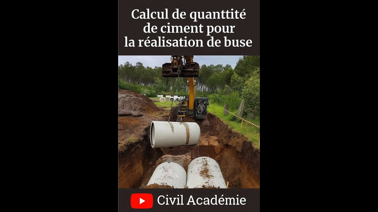 EXERCICE PRATIQUE : calcul de la quantité de ciment pour la réalisation ...
