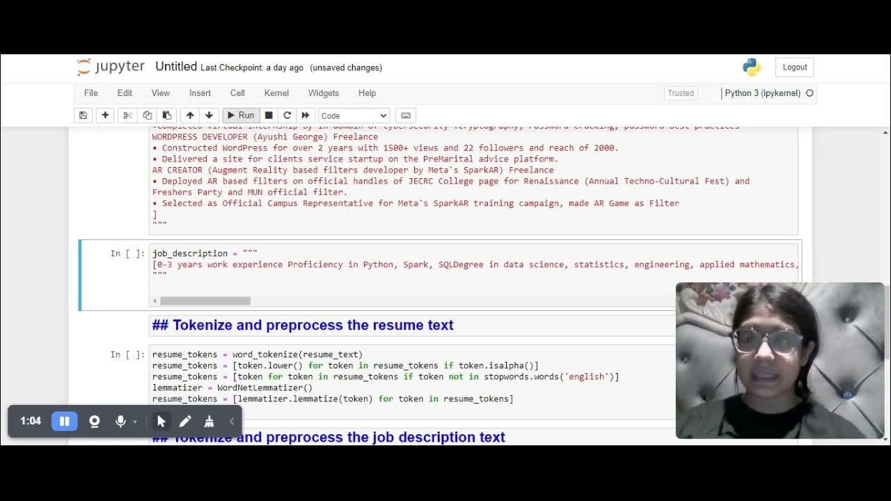 RESUME PARSER in Jupyter Notebook - YouTube
