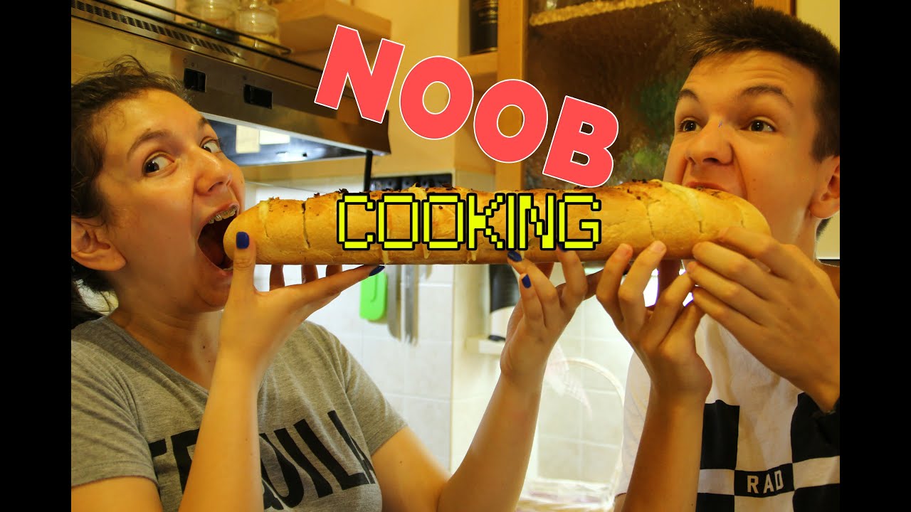 БАГЕТА А ЛА КРИСИ И ИВАН NOOB COOKING #2 | Криси и Иван - YouTube