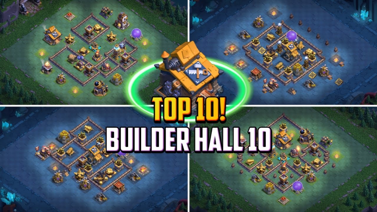 TOP 10! Builder Hall 10 (BH10) Base Layout + Copy Link 2024 | Clash of ...