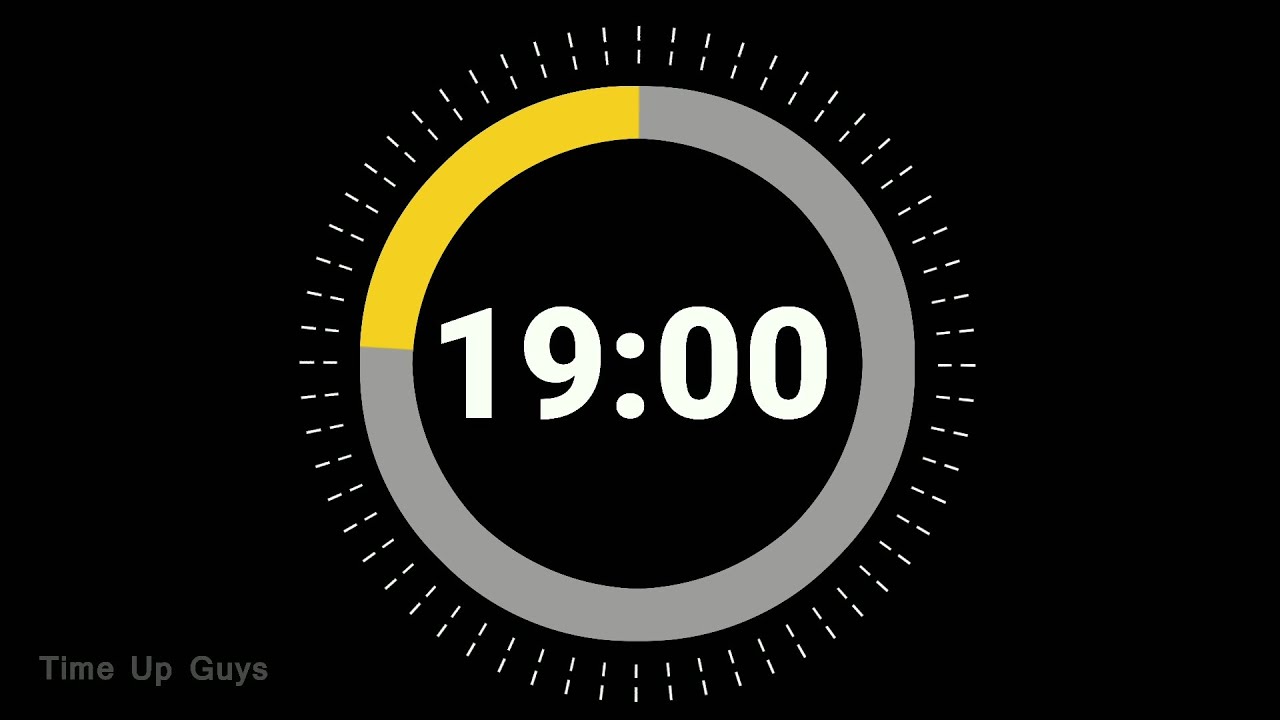 19 Minute Timer Countdown 🔔 || Study Time || Deep Focus || Pomodoro ...