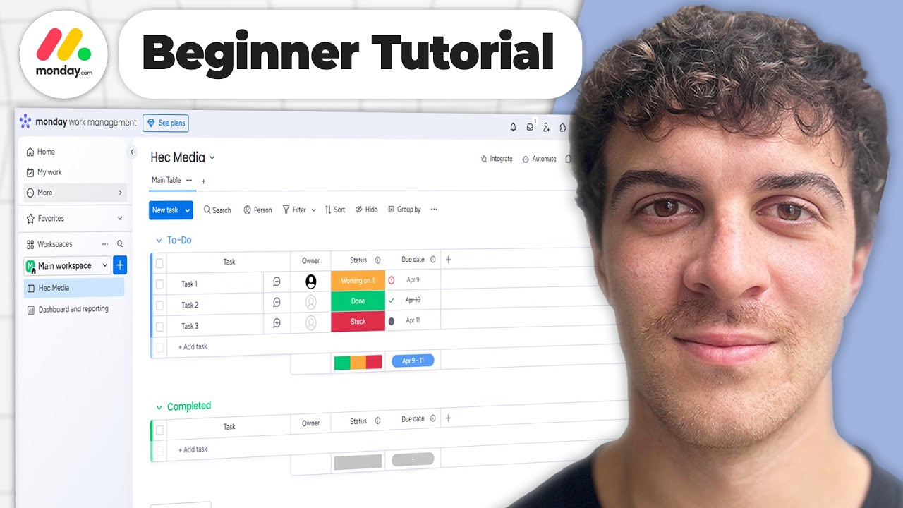 Monday.com Tutorial For Beginners (Full 2025 Guide) - YouTube