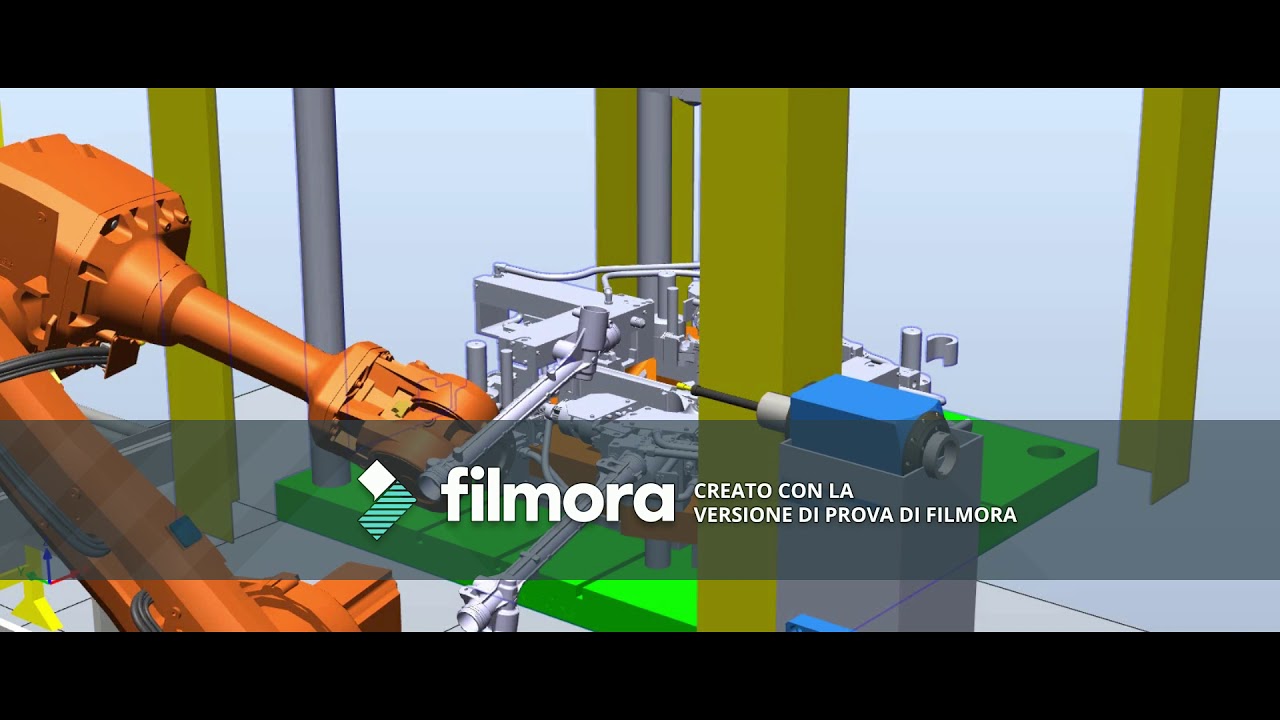 ABB IRB 4600 Deburring Cell - YouTube